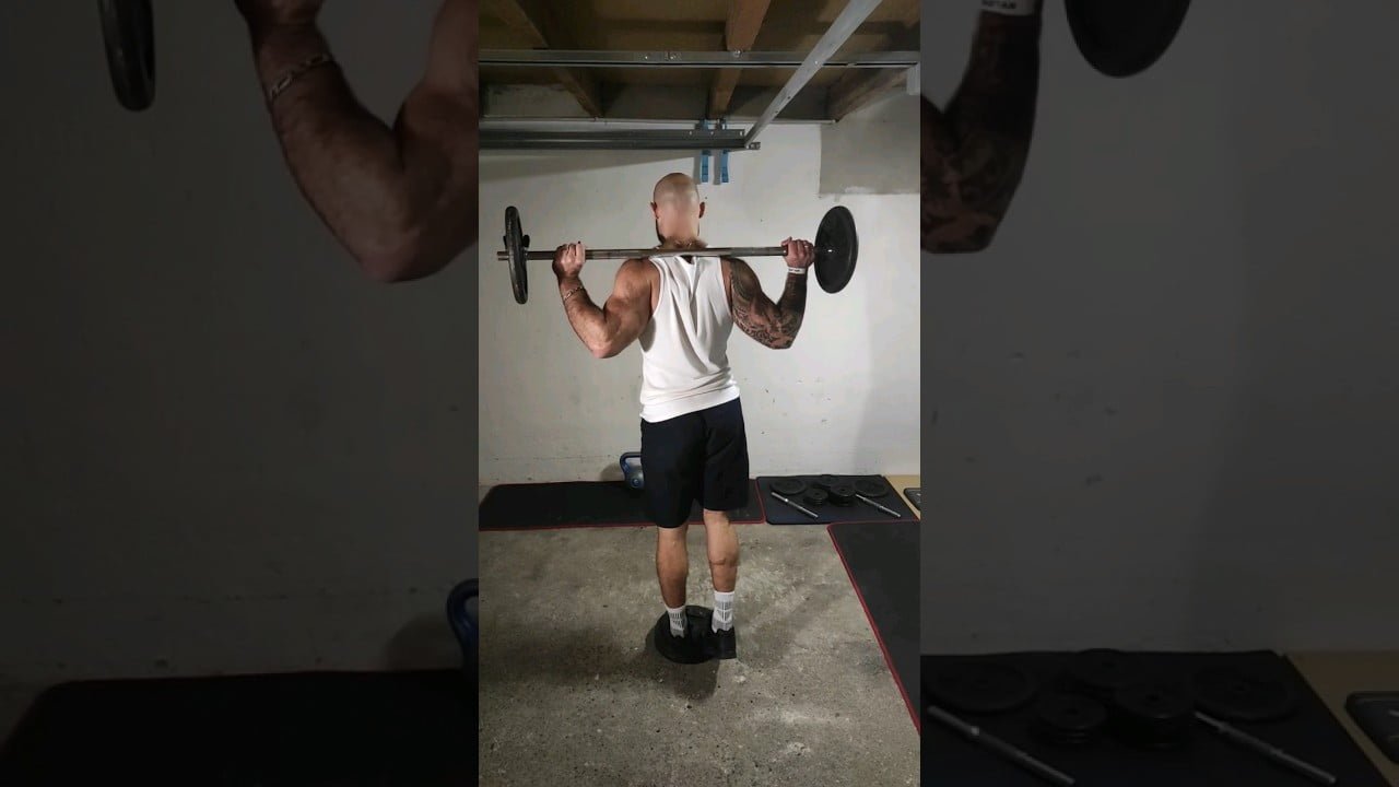 Extension mollet debout barre à 1 jambe [VIDÉO] | Papa Muscle