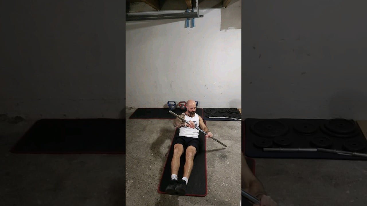 Rotation russe barre au sol (barbell floor russian twist) [VIDÉO ...