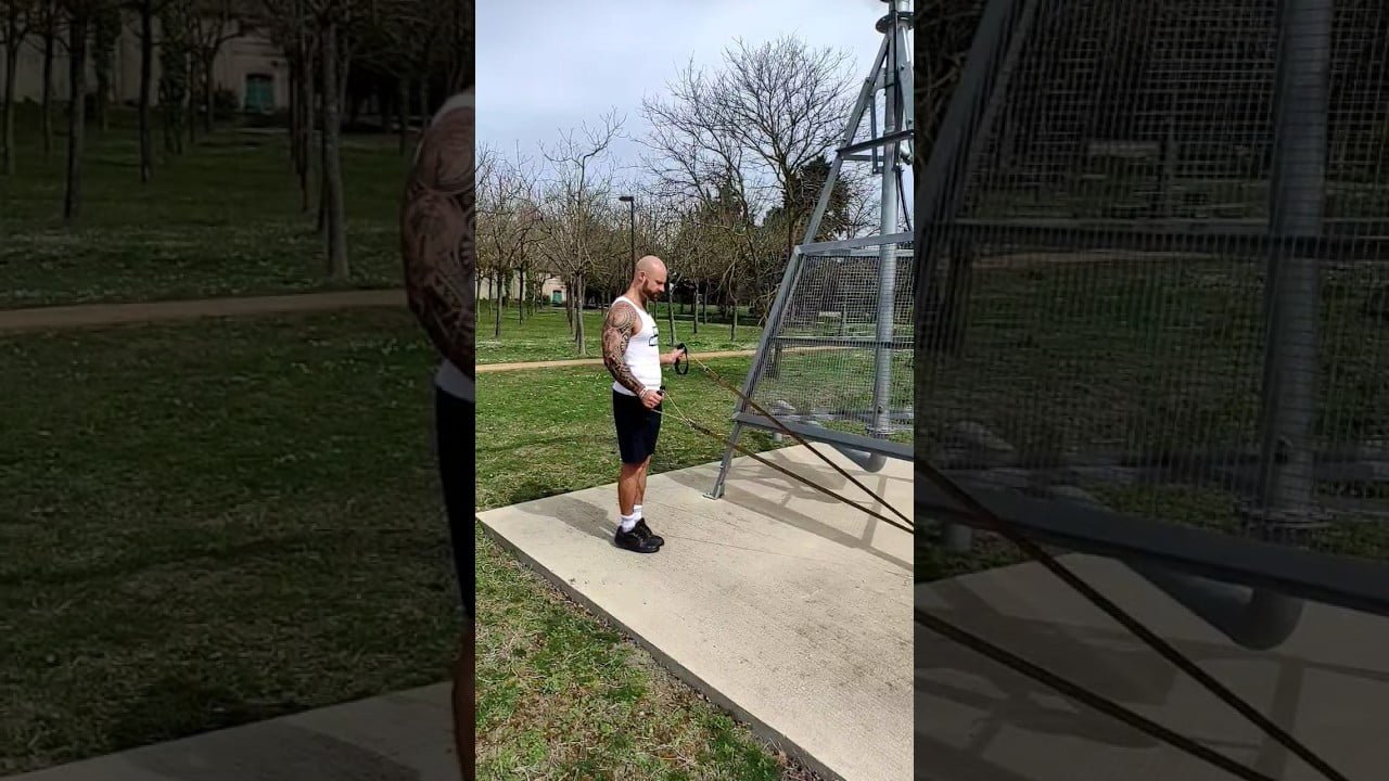 Rotation externe TRX en bas alterné [VIDÉO] | Papa Muscle